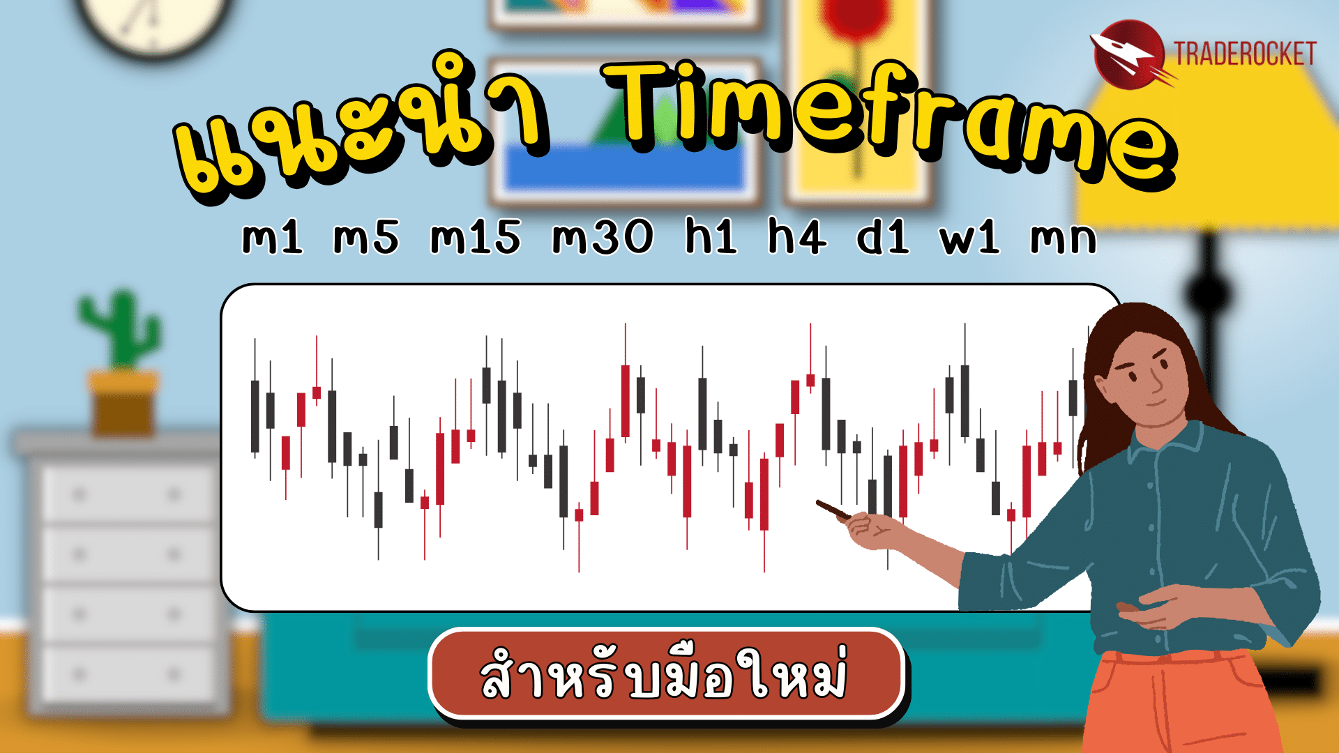 แนะนำ Timeframe สำหรับมือใหม่ - Traderocket.net